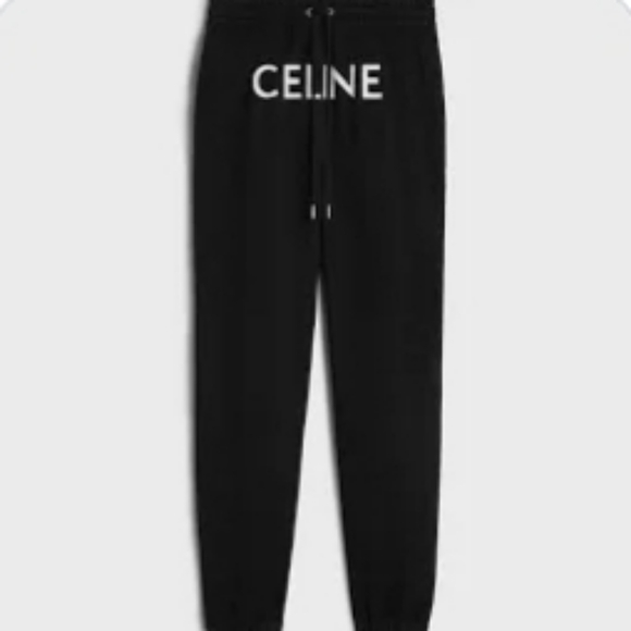 Celine | Pants | Mens Celine Track Pants In Cotton Fleece | Poshmark